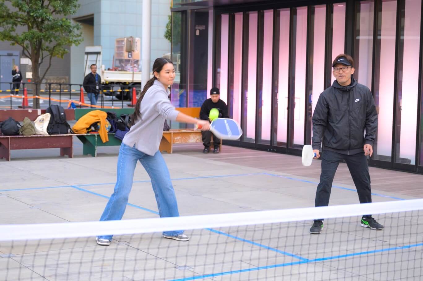 Pickleball Park in LaLaport Fukuoka | Fukuoka Now