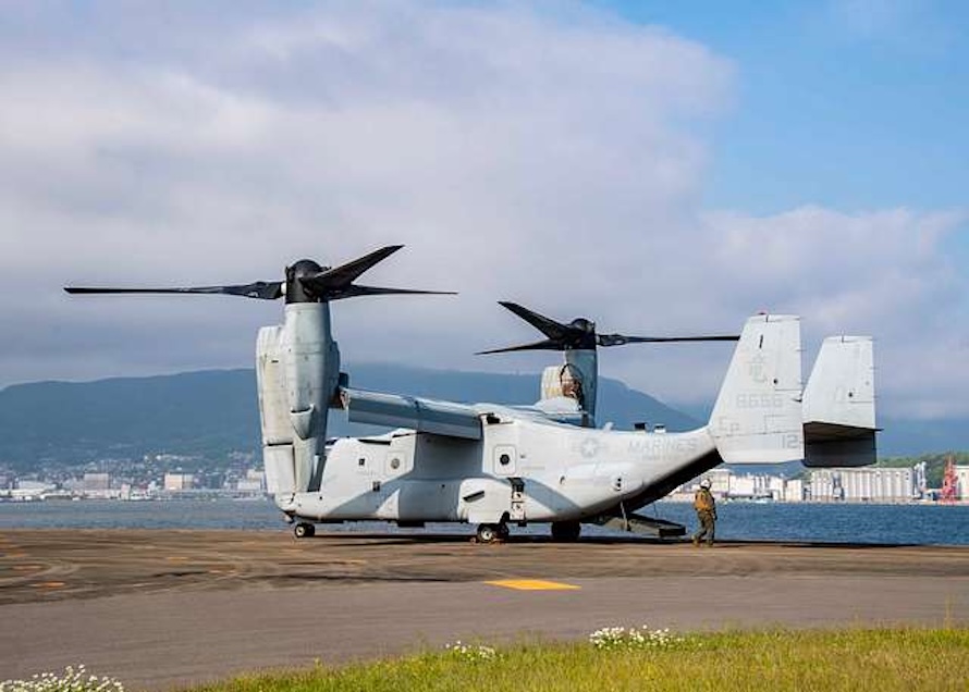 Saga Mayor Inspects Base Before Osprey Deployment | Fukuoka Now